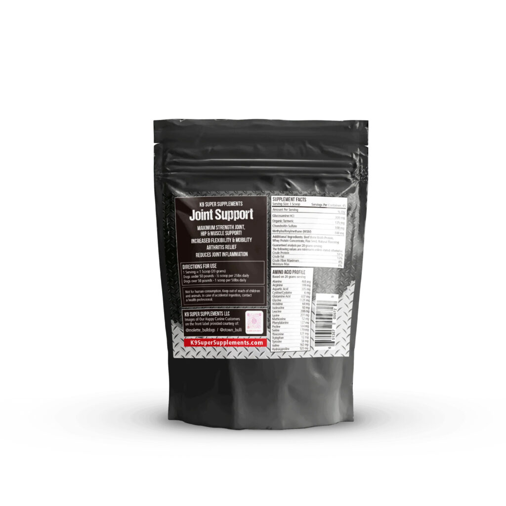 K9 Joint Support Hearty Beef Flavor | Raw and Kibble