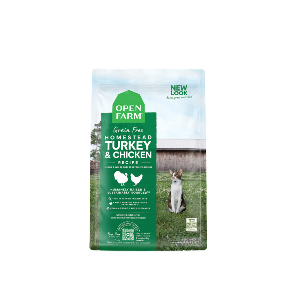 Open Farm Gf Chicken & Turkey Cat 4lbs | Raw and Kibble
