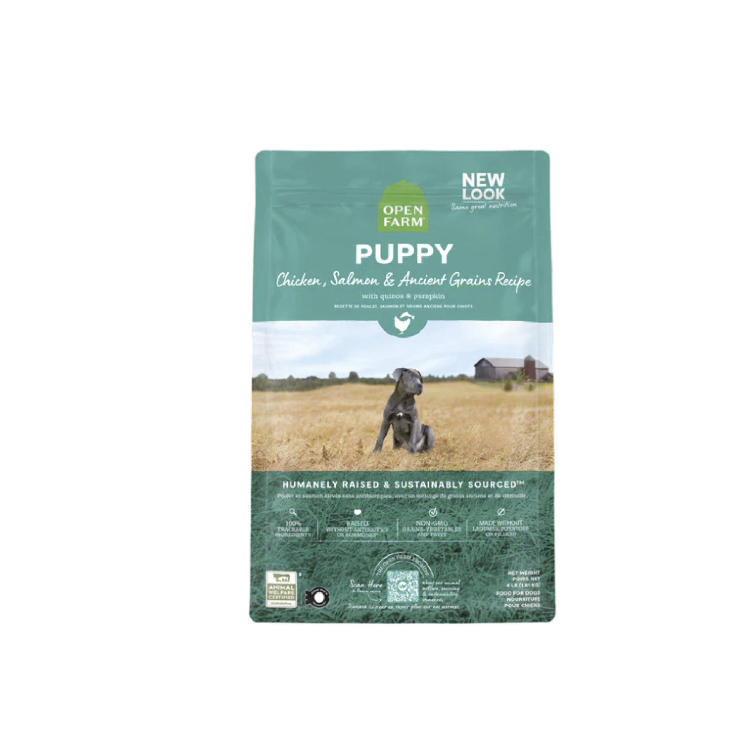 Open Farm GF Puppy 22lbs – Raw and Kibble