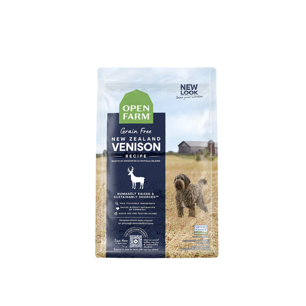 Open Farm GF Venison 4lbs | Raw and Kibble