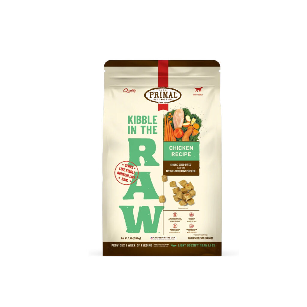 Primal Kibble In The Raw Chicken Recipe 1.5lb | Raw and Kibble
