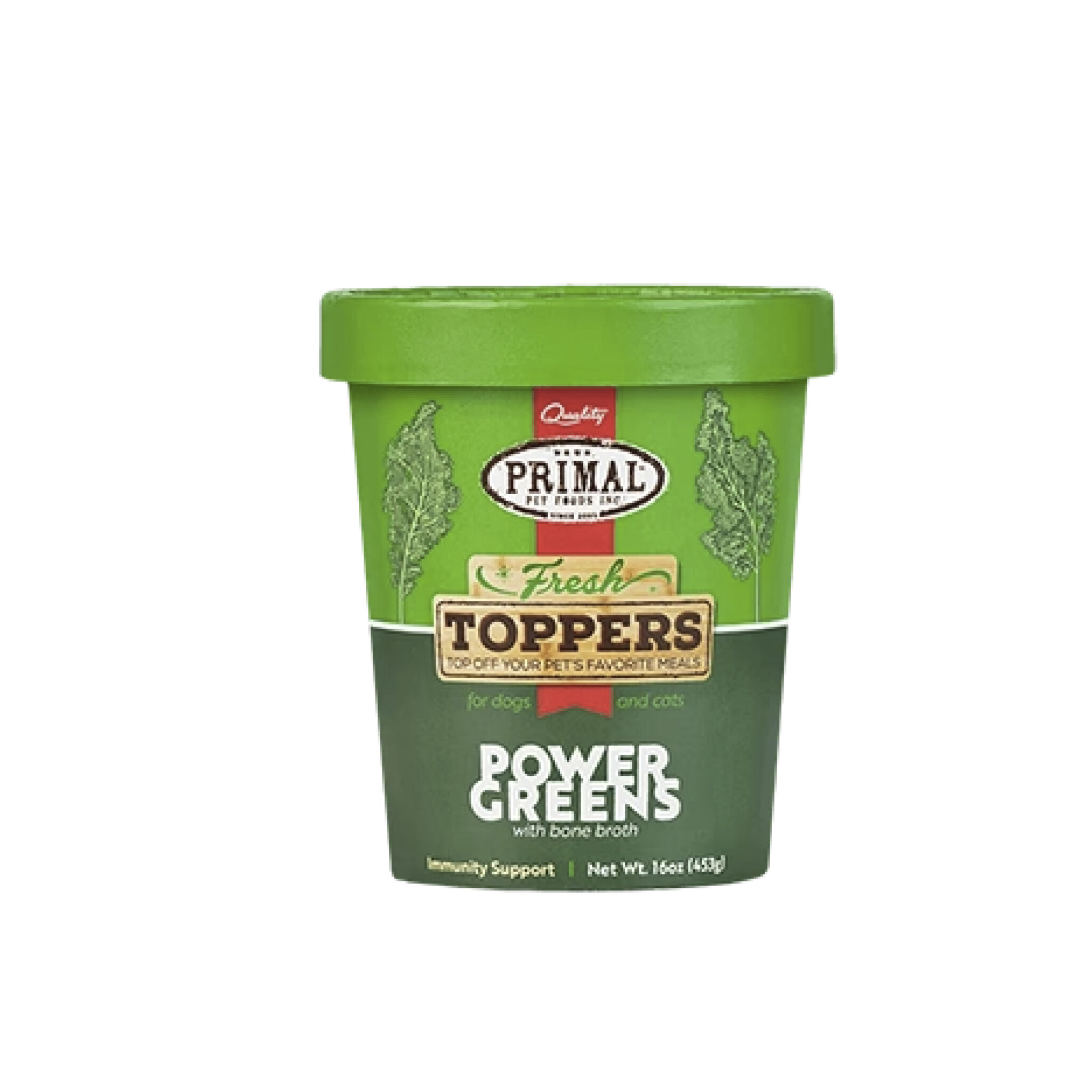 Primal Topper Power Greens 16 oz | Raw and Kibble
