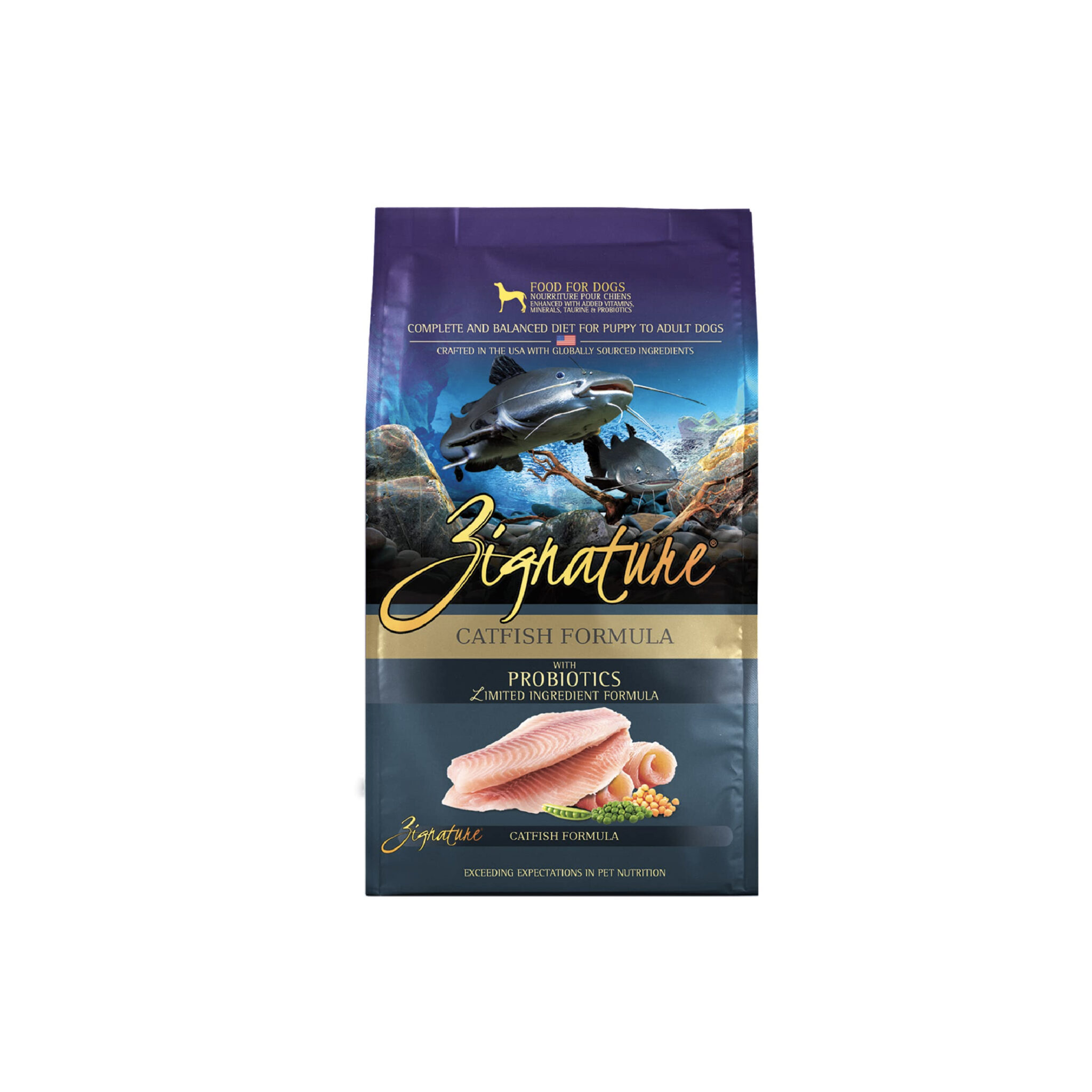 Zignature GF Catfish Formula 4Lbs | Raw and Kibble