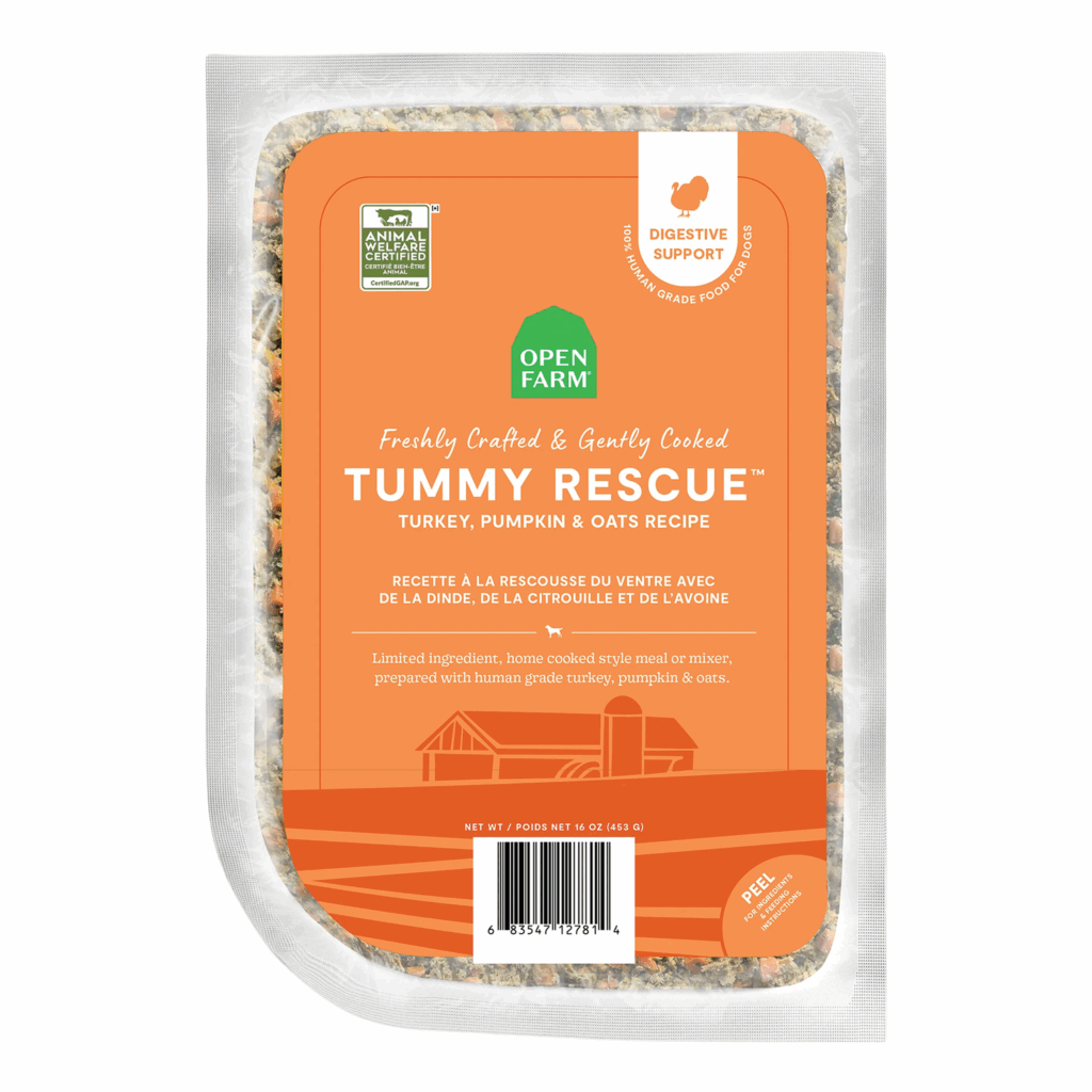 Open Farm Gently Cooked Tummy Recipe Bulk Size (96Oz) | Raw and Kibble